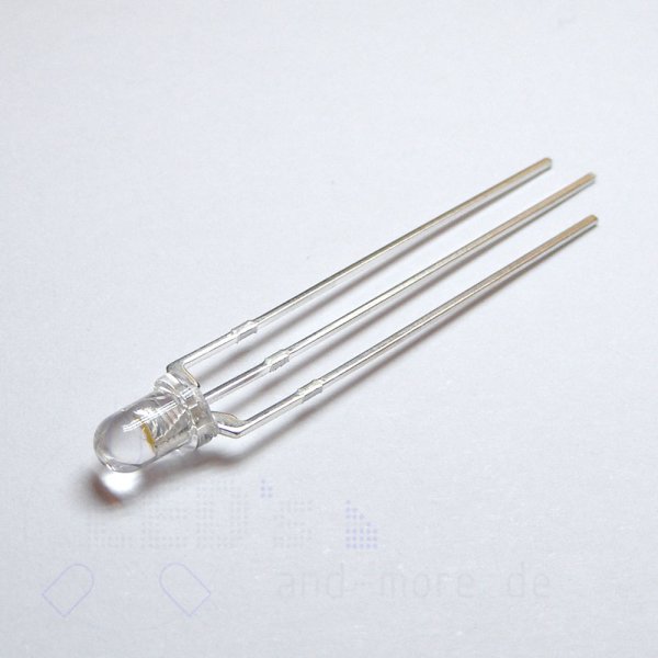 DUO-LED SMD 0605 Warm Weiß / Rot, Bi-Color 350/112mcd 130°, 0,60